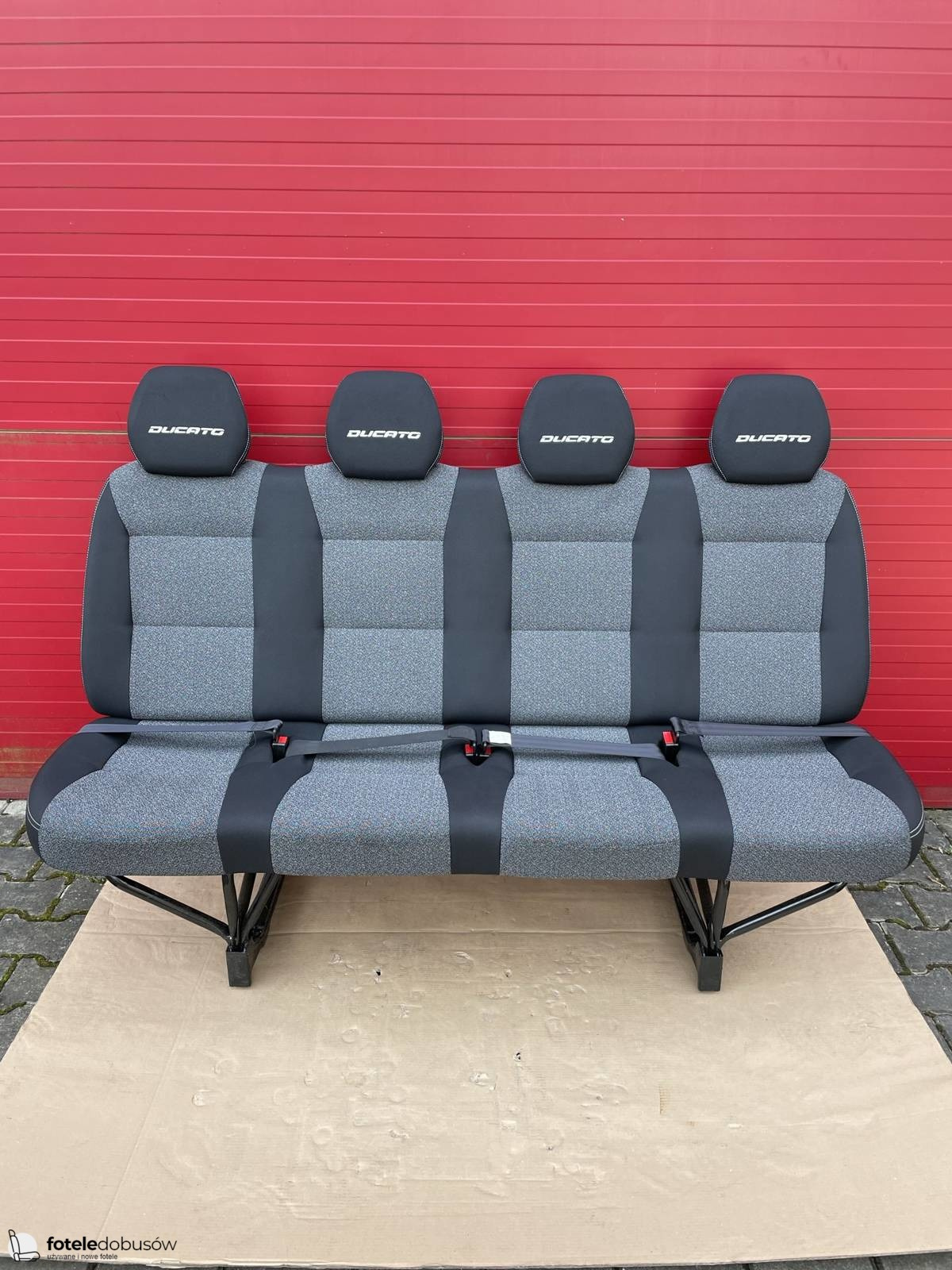 Seat Fiat Ducato Boxer Jumper Citroën Relay bench rear DOKA Crew Cab ...