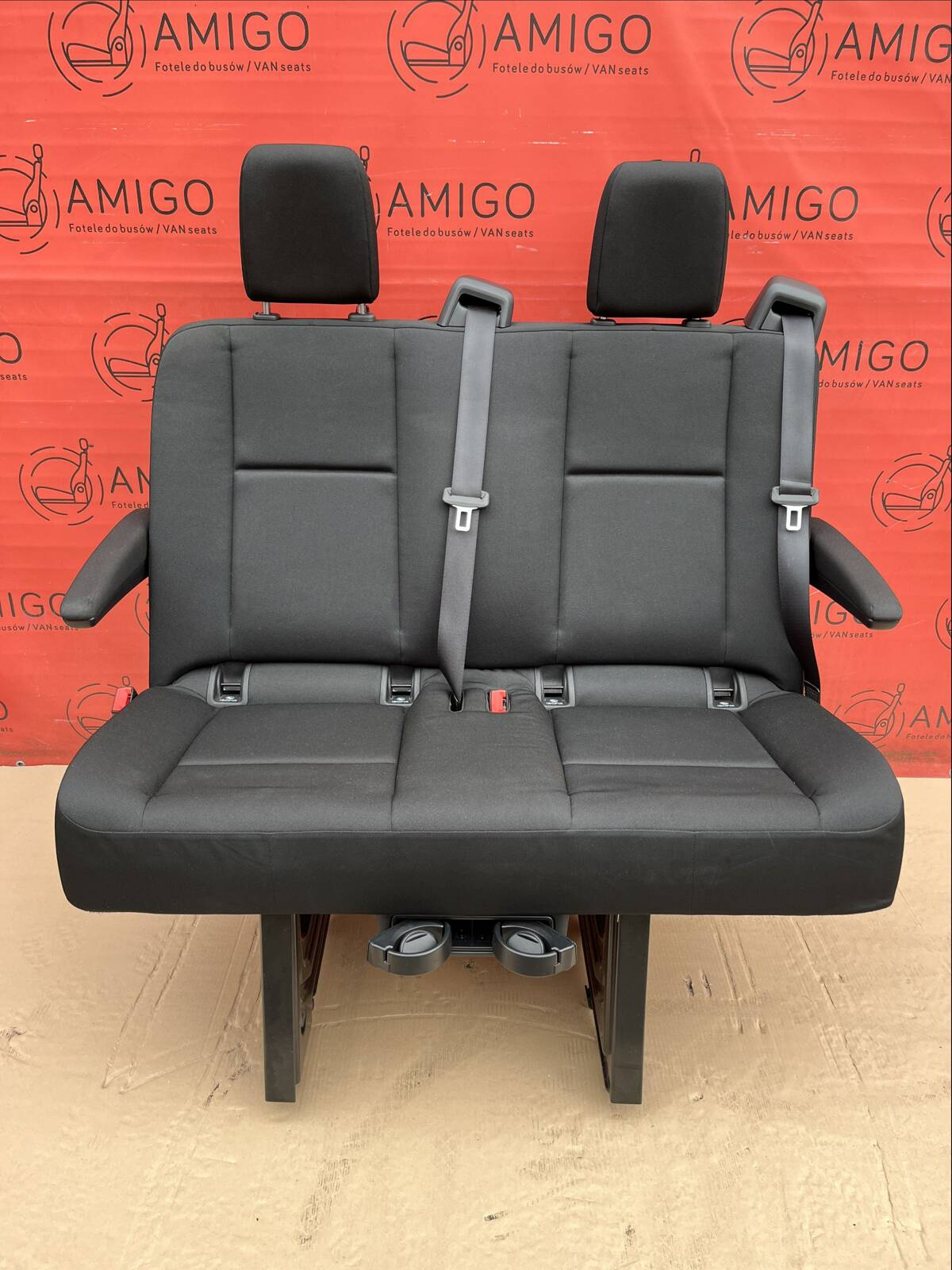 Seat Mercedes Sprinter W907 W910 rear double bench MATURIN isofix with ...