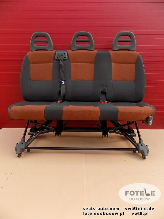 Seat Fiat Ducato Boxer Jumper Citroën Relay RHD bench triple rear ...
