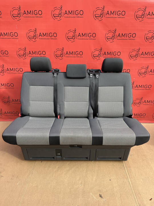 Bench rear triple seat VW T6 70 Years Bulli Visitamo Multivan Caravelle ...