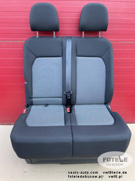 Seat VW Crafter II MAN TGE 2016-2023 double bench passenger seat front ...