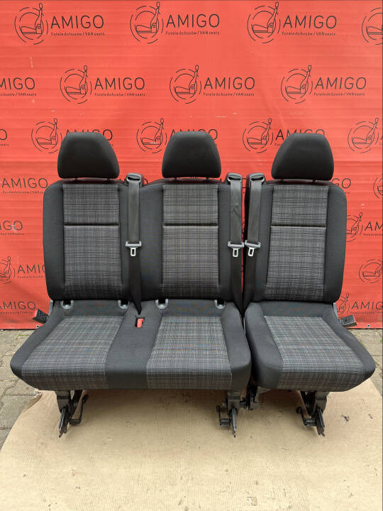 Rear Seats 2+1 bench single seat MERCEDES W447 Vito Tourer TUNJA RHD ...