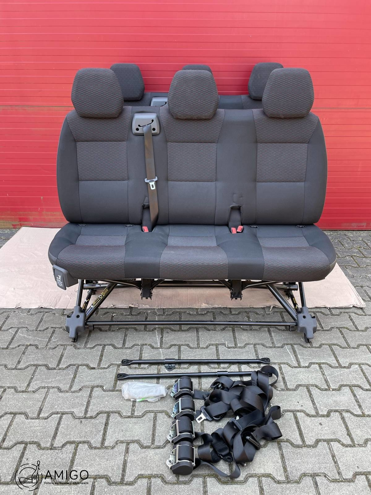 Seat Fiat Ducato Boxer Jumper Citroën Relay LHD bench triple rear ...